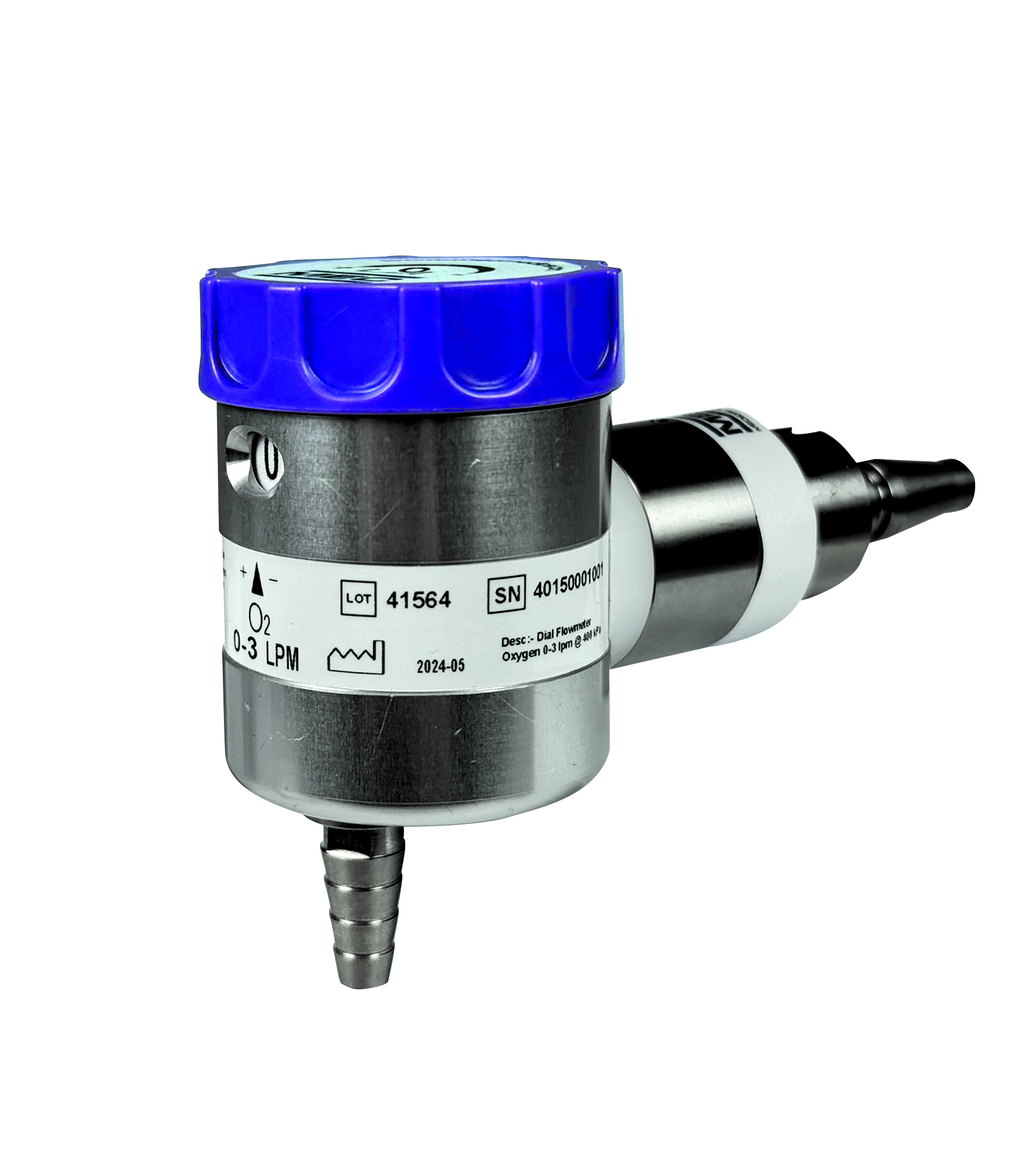 Medical Gas Dial Flowmeter + Fixed Probe 2503001 | MEC Medical